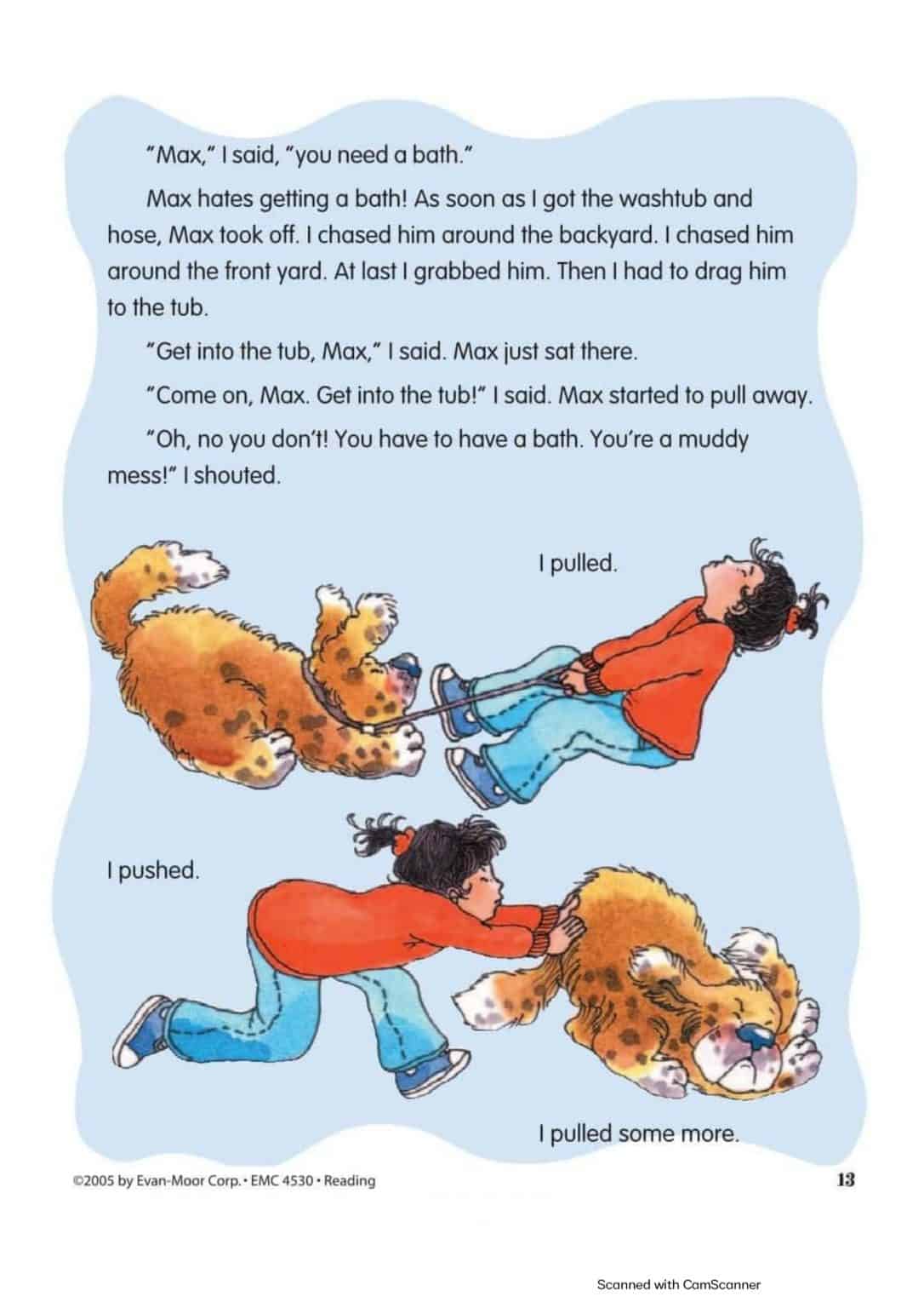 Reading Comprehension in English with Activities (My Dog Max) - Teacher ...