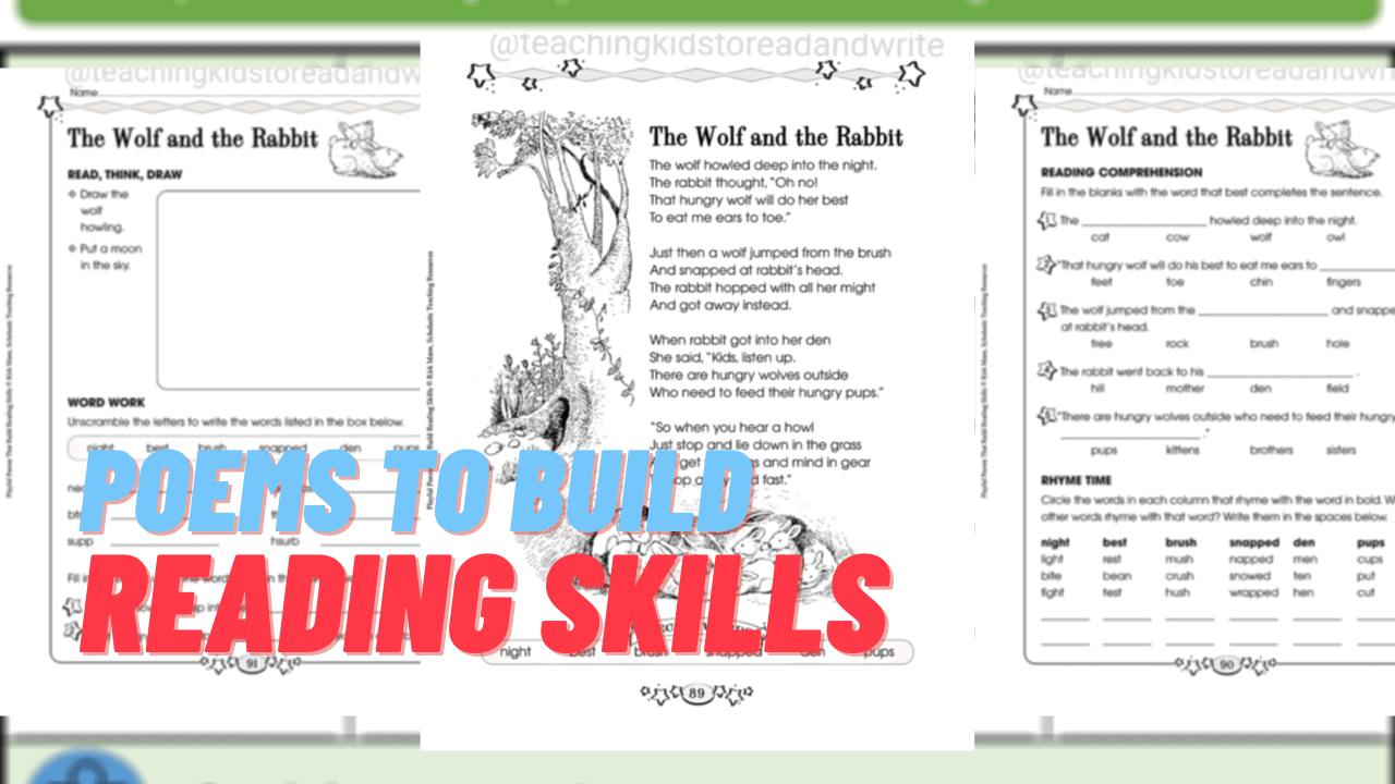 Playful Poems That Build Reading Skills - Teacher Tayo