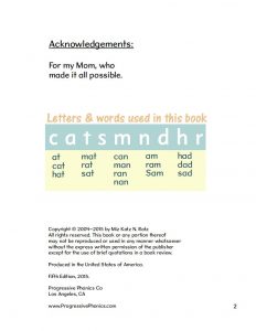 Progressive Phonics for Beginners Book 1 - Teacher Tayo