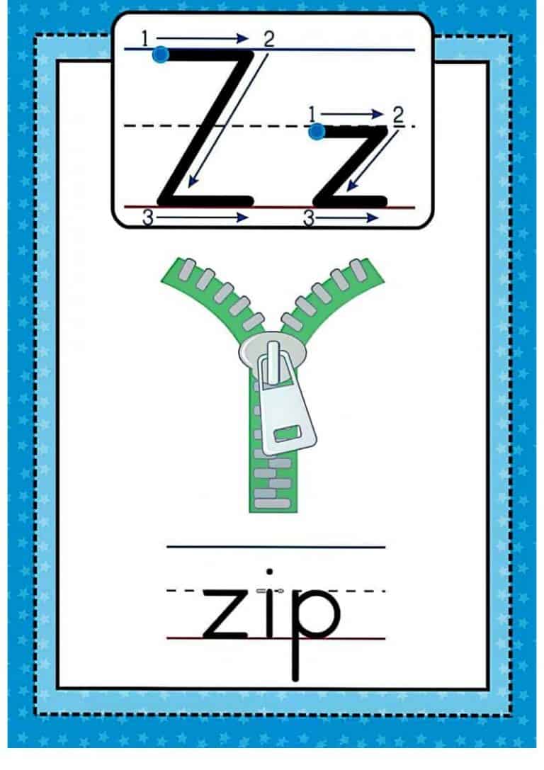 A-Z Alphabet Flashcards with Images - Teacher Tayo