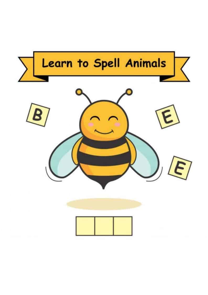Learn To Spell Animal Names Marketech Learn To Spell Animal Names Marketech